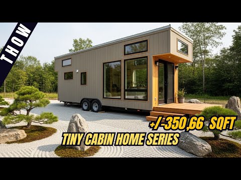 Multifunctional Cabinet Design That Transforms a Tiny Cabin Home