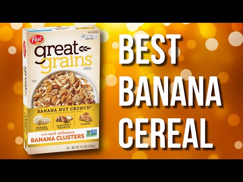 POST Great Grains Banana Clusters Cereal REVIEW | SUPER CEREAL SUNDAY