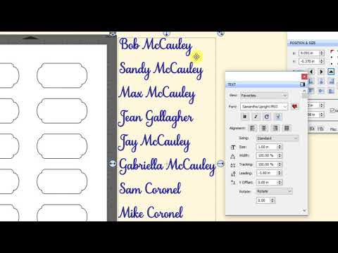 SCAL - Importing a List of Names for a PNC Project