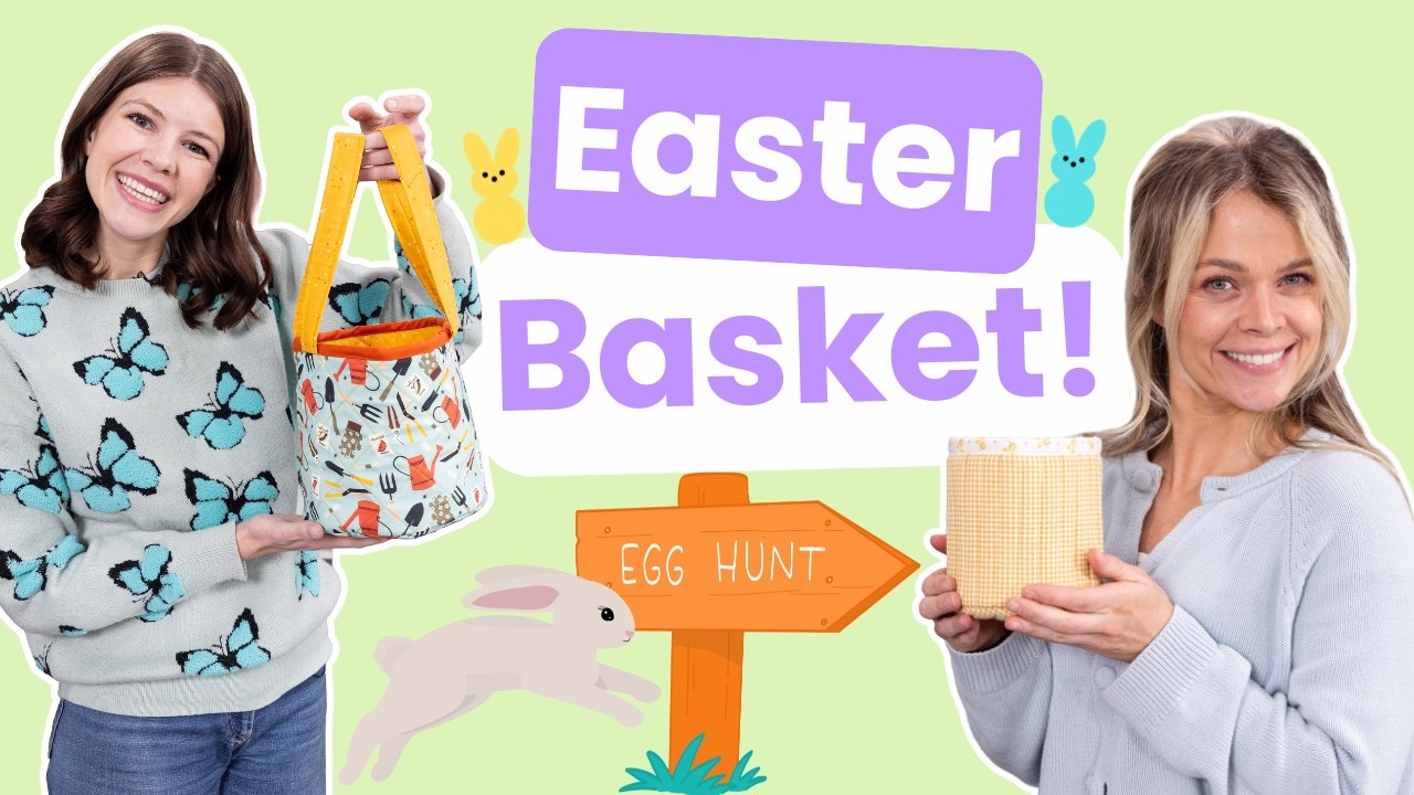 Make a Quilted Easter Basket (With FREE Pattern!)
