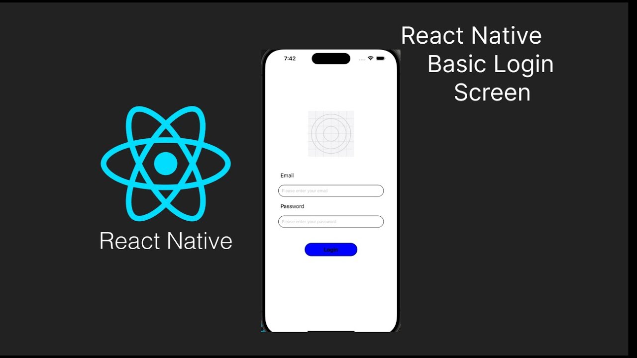React Native Basic Login Screen Tutorial