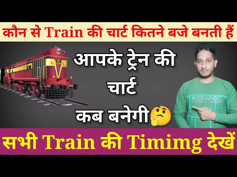 Train Chart Preparation Time | Chart Prepared Time In Railway