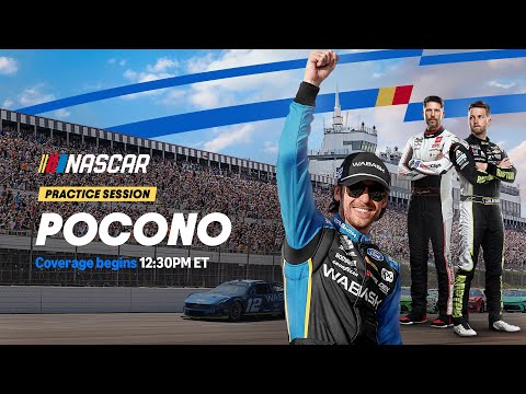 LIVE NASCAR CUP SERIES PRACTICE | Pocono | Prime Video