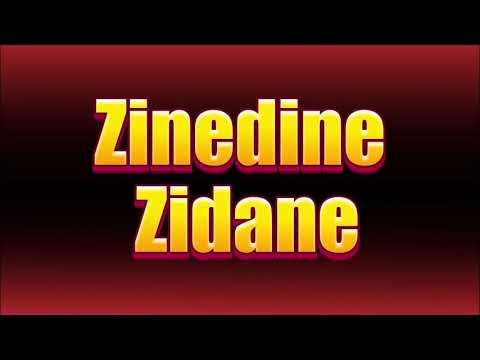 How to pronounce Zinedine Zidane?(SORT OF CORRRECTLY...)