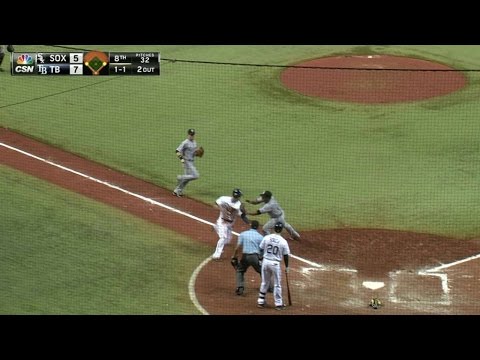 CWS@TB: Flowers catches Kiermaier in rundown
