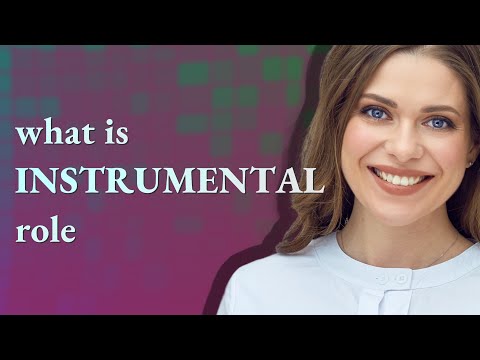 Instrumental role | meaning of Instrumental role