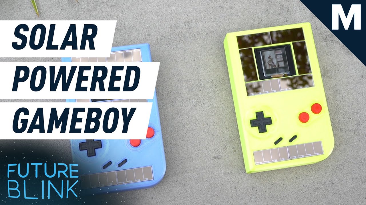 A Solar Powered GameBoy That Doesn't Need Batteries | Future Blink