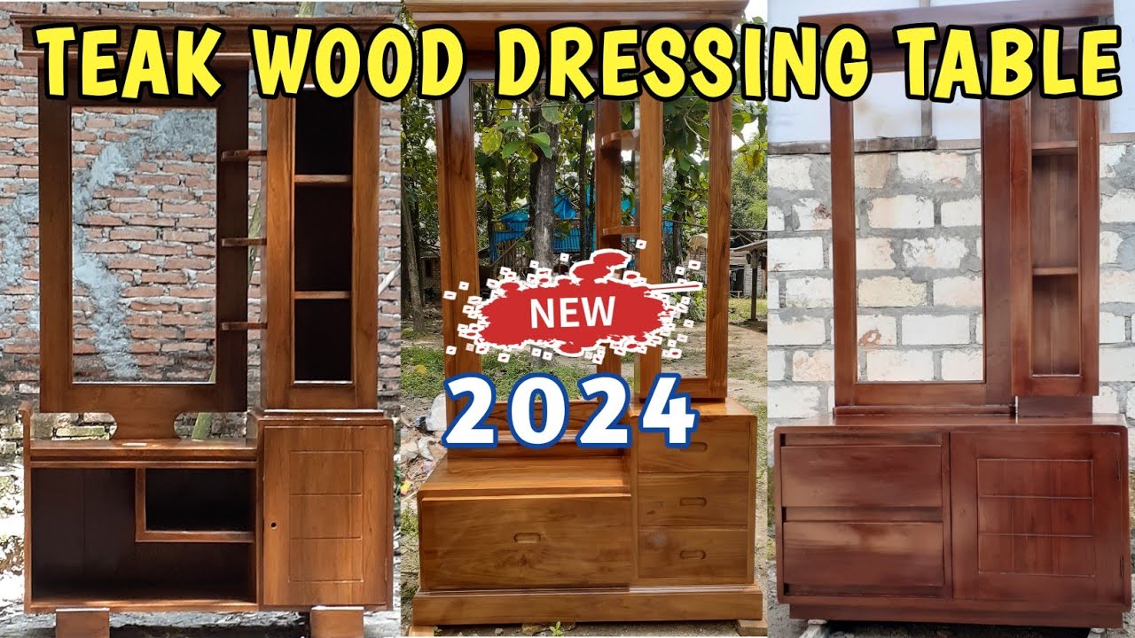 15 MODEL MEJA RIAS MINIMALIS KAYU JATI | MODEL TERBARU
