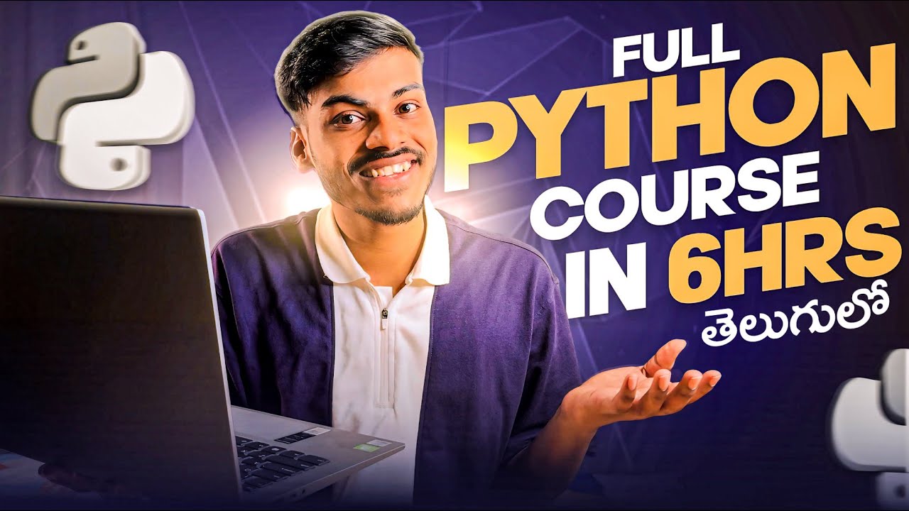 Python language Full Tutorial❤️ for Beginners in Telugu