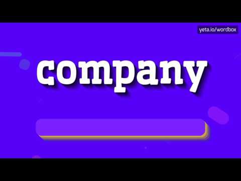 HOW TO PRONOUNCE COMPANY? #company