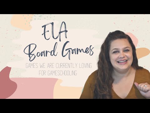 OUR CURRENT FAVORITE ELA BOARD GAMES | Gameschooling | Language Arts Games
