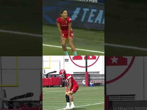 Kansas City Chiefs Travis Kelce And Kansas City Current Loβeau Kaiulani LaBonta Twerk Fake Practice