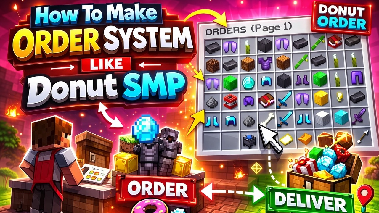 Donut SMP Auction House Plugin Setup 🔥 | Minecraft AH GUI Like Donut SMP (FREE)