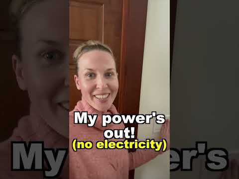 💡😱 My power's out! Learn English #shorts