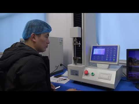 TLEN600 Tensile Strength and Elongation Test for Matte BOPP+PET+AL+LDPE Thick 160 microns TD