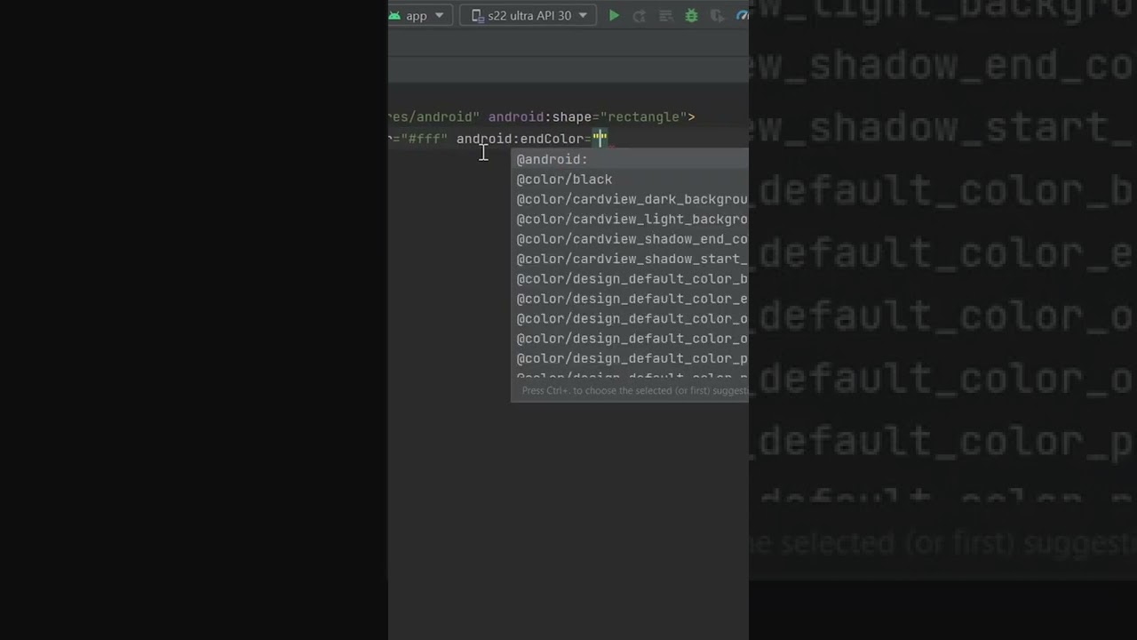 customization buttons on android studio xml layout design #android #android_app_development #shorts