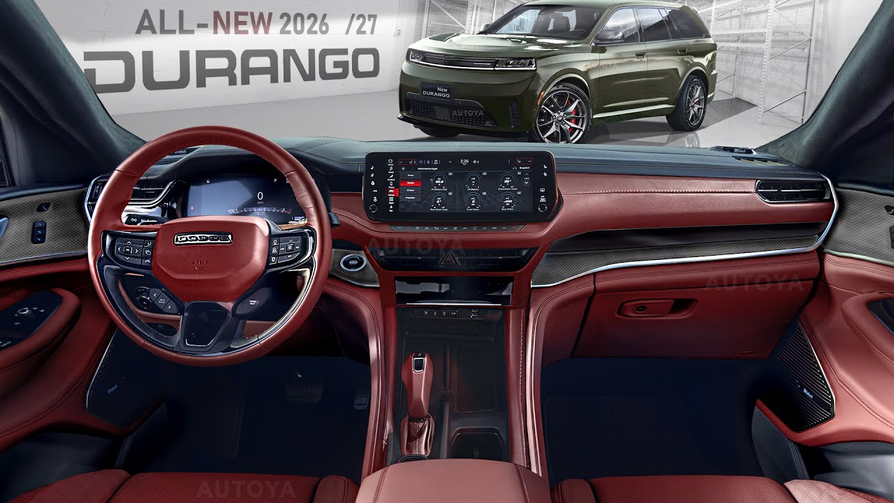 Fourth-Gen 2027 Dodge Durango RT Gets Digitally Previewed in Ritzy ...