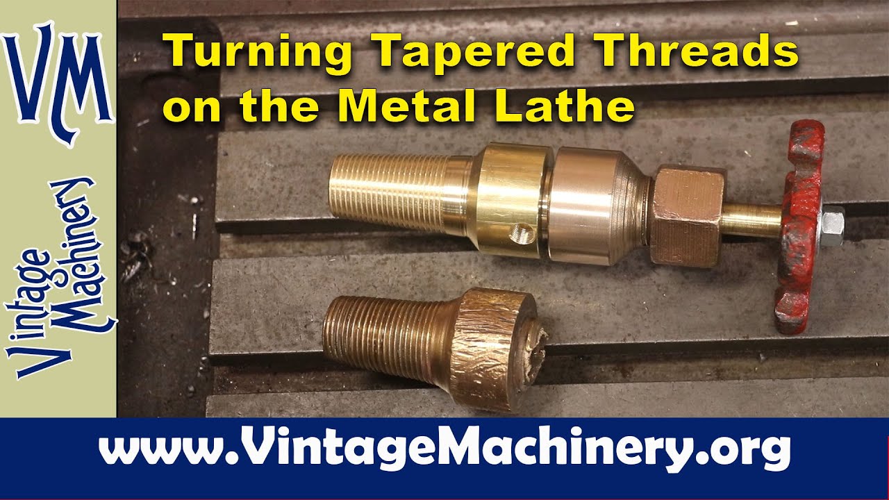 Machining Tapered Threads for a Steam Locomotive Try-Cock Repair
