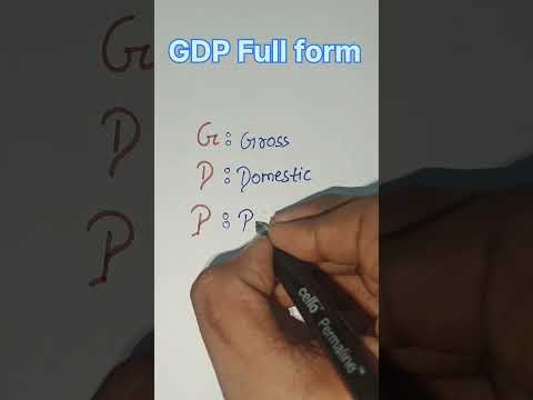 What is GDP ? Full form of GDP in English #gdp #economy #market #business