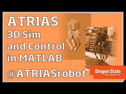 ATRIAS Robot: MATLAB Balancing Simulation and Control
