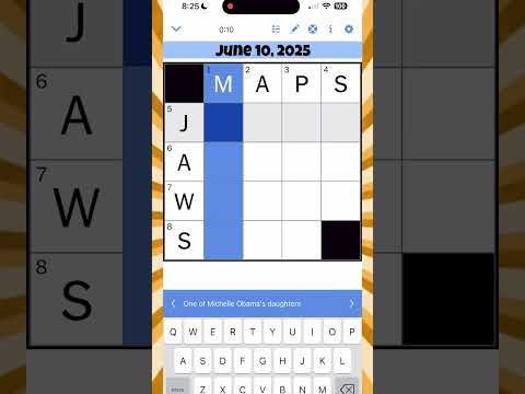 NYT Mini X-Word 6/10/25 #nytcrosswordanswers
