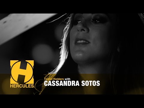 Hercules Tablet Holders Montage Featuring Cassandra Sotos