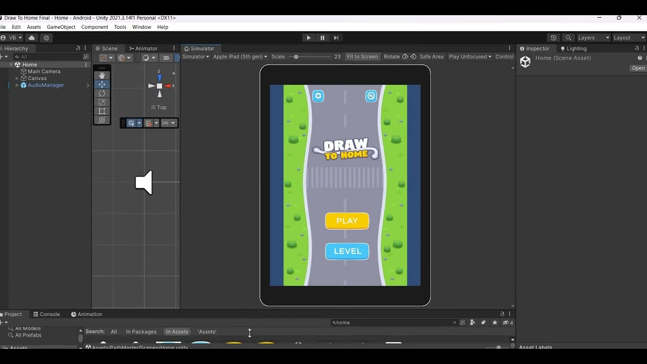 Draw to Home Unity Game Source Code #unity #unity3d #unitydev #unitydeveloper #sourcecode