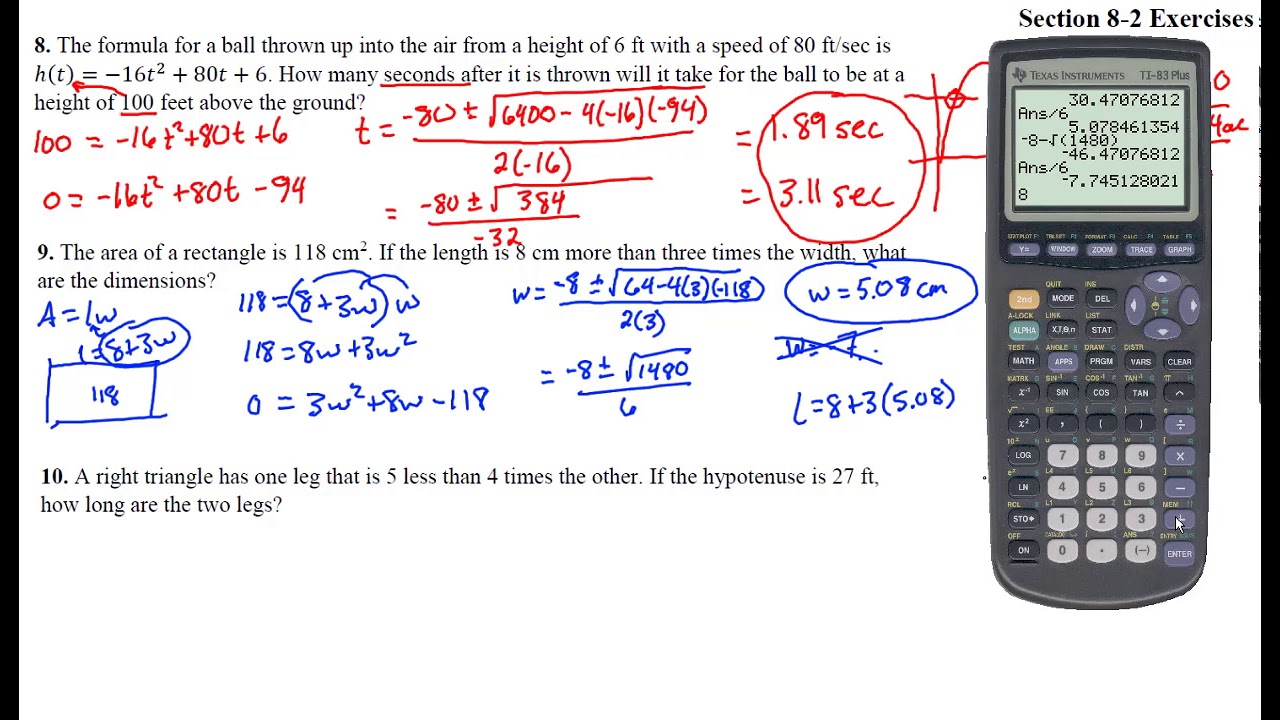 101 8-2 Solutions 8-10
