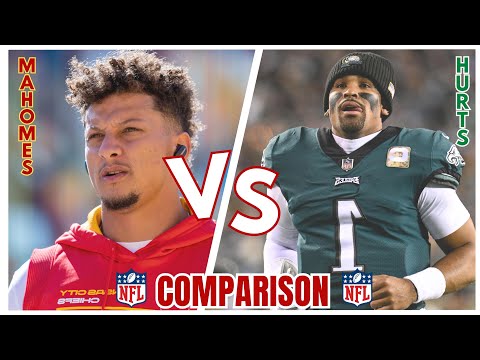 PATRICK MAHOMES VS JALEN HURTS // NFL CAREER STATS COMPARISON