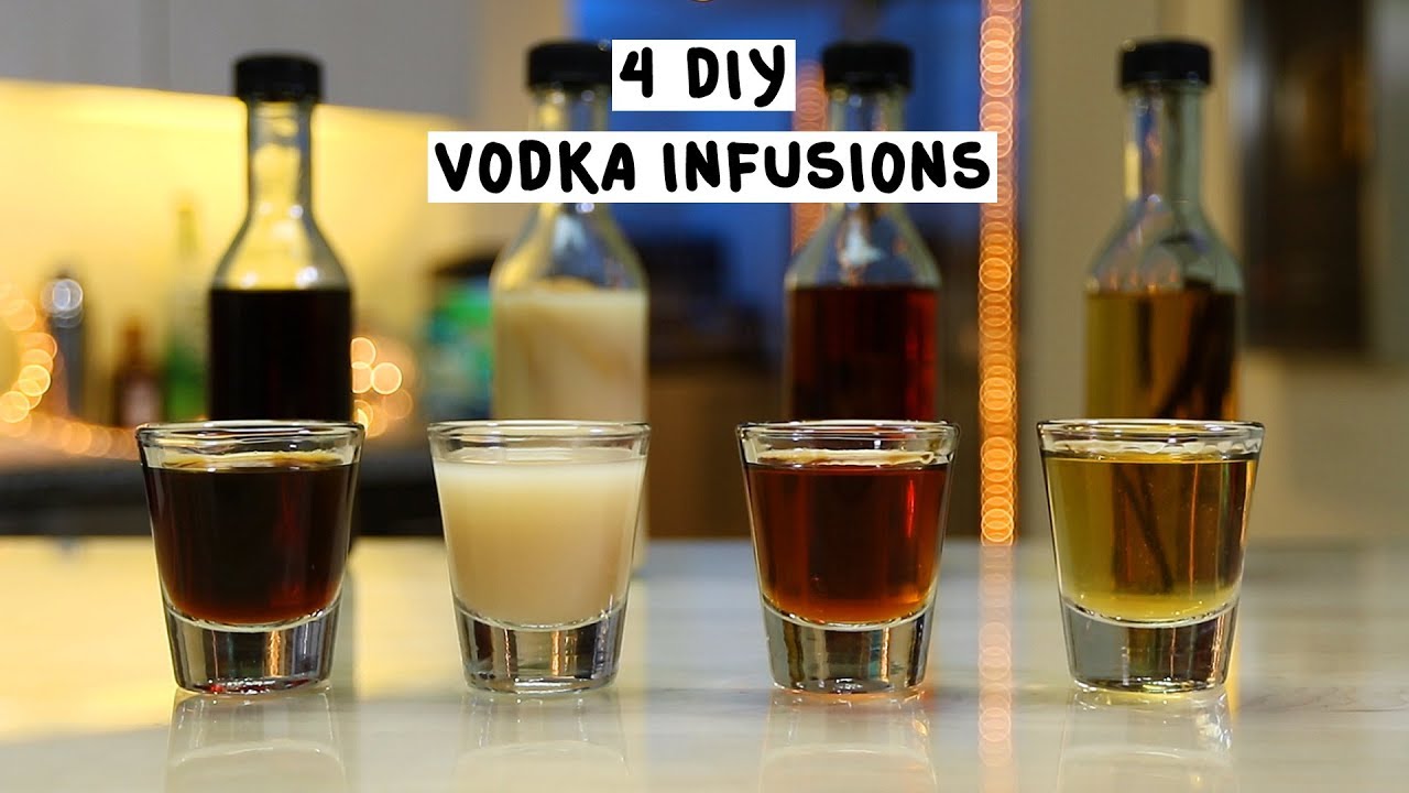 Four DIY Vodka Infusions