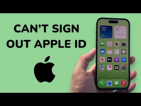 Can’t Sign Out Of Apple ID (FIXED)