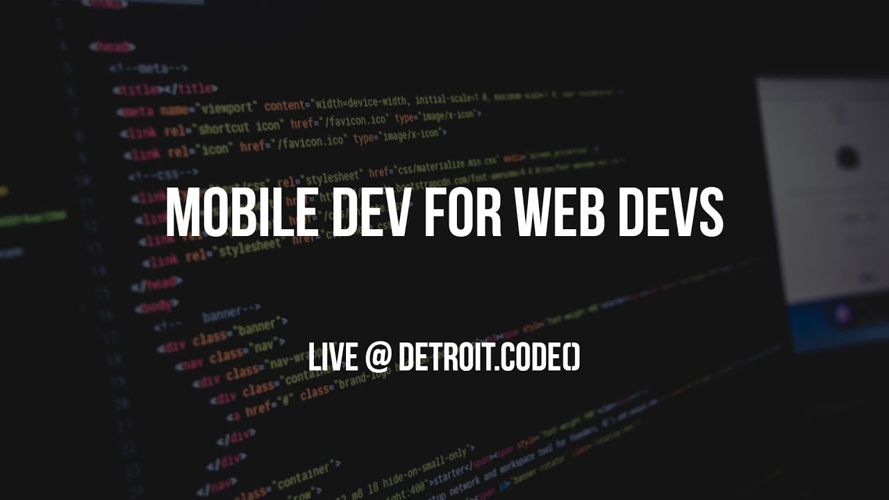 Detroit.Code() - Mobile Apps  Using VS Tools For Apache Cordova and Ionic