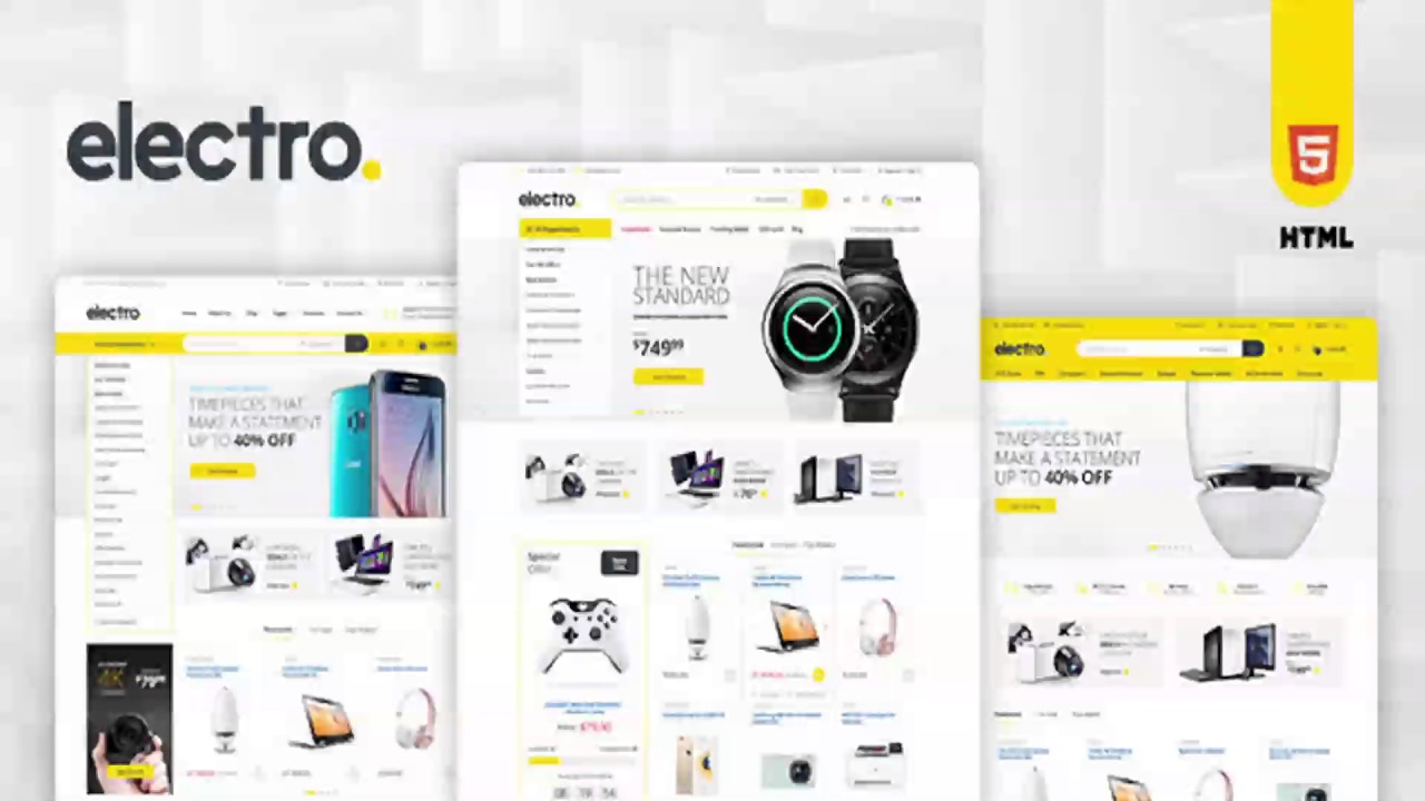 Electro - Electronics eCommerce HTML Template | Themeforest Website Templates and Themes