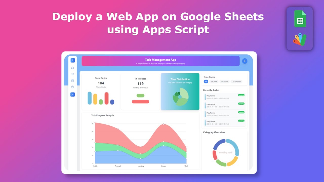 How to Deploy a Web App on Google Sheets using Apps Script