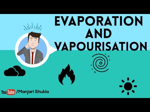 Evaporation and Vaporization Difference | Difference Between Evaporation and Vaporization & Boiling