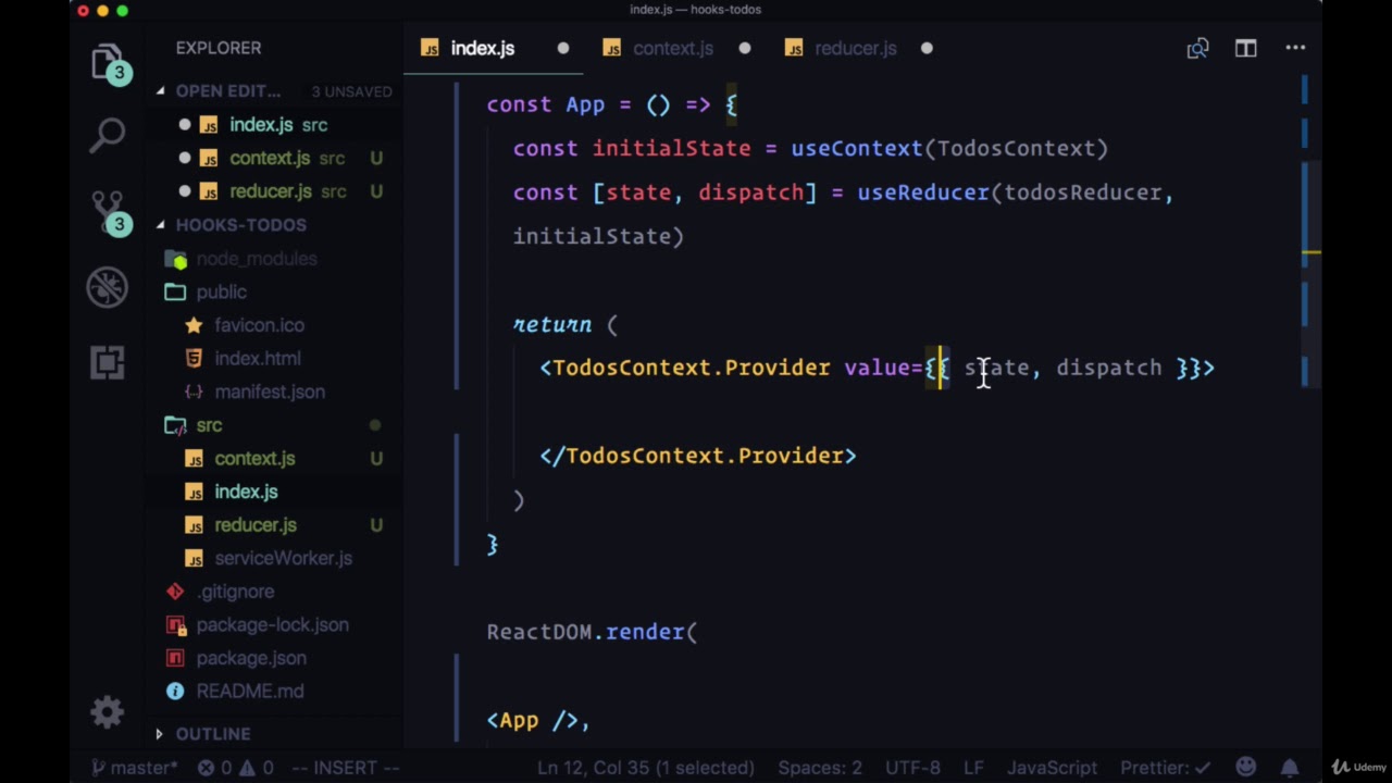 Combining useContext and useReducer to Make Initial App State - React Hooks Tutorial