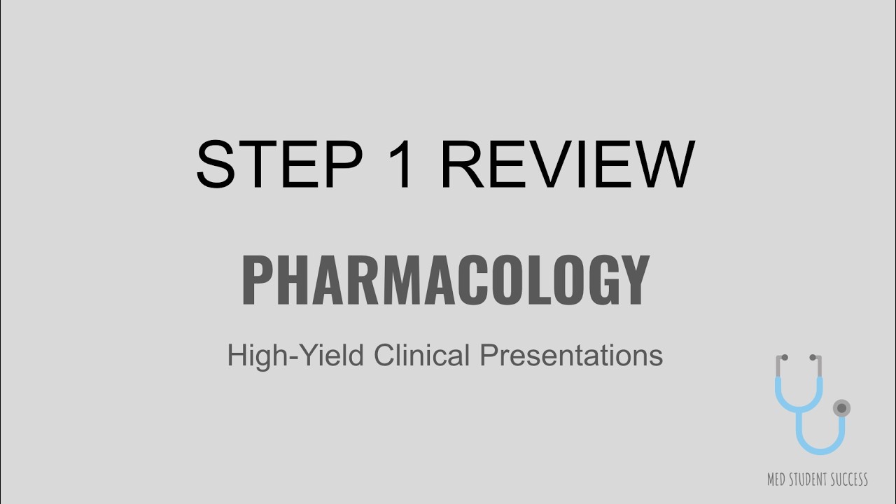 HIGH-YIELD STEP 1 PHARM IN UNDER 45 MINS! | MUST WATCH BEFORE EXAM | PHARMACOLOGY RAPID REVIEW USMLE