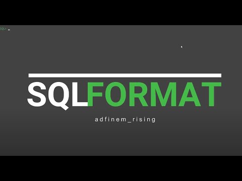 How to Organize Select Query Results  [Formatting SQL Commands]