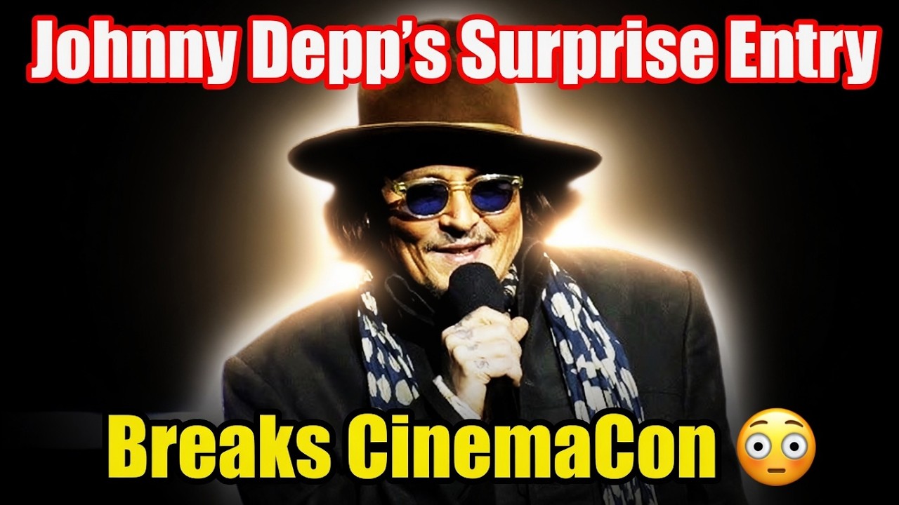 Johnny Depp’s Surprise Entry Breaks CinemaCon 😳