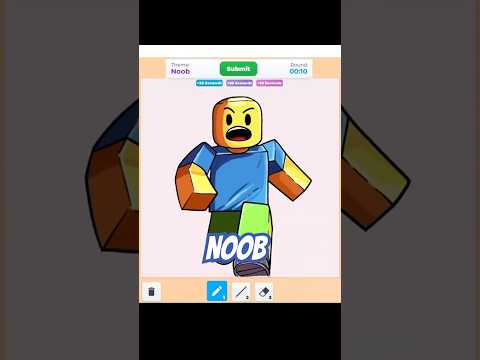 Let's draw in Roblox Speed Draw ????Theme - Noob????