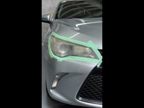 Cleaning yellow or cloudy headlights is easy!