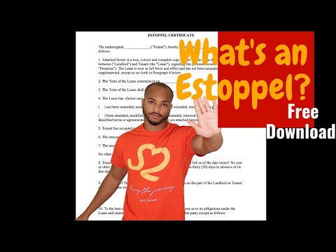 What is an Estoppel Certificate & How to fill it out? | Wholesale Real Estate Contracts #get2steppin