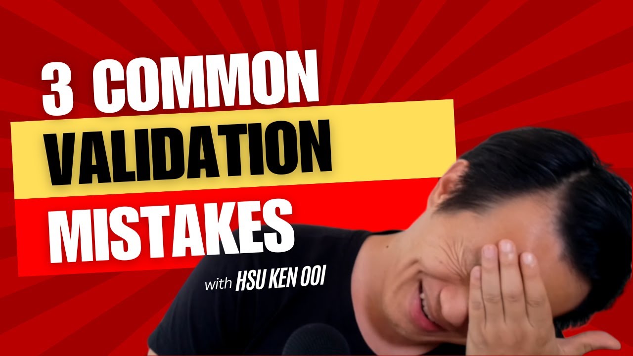 Top 3 Startup Validation Errors - Common Validation Mistakes | Iterative