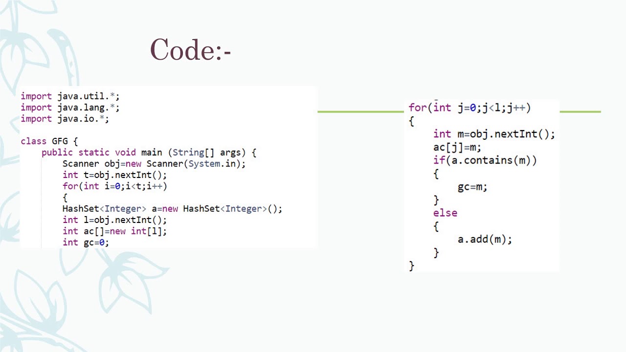 Find the repeating and the missing element in an array| JAVA