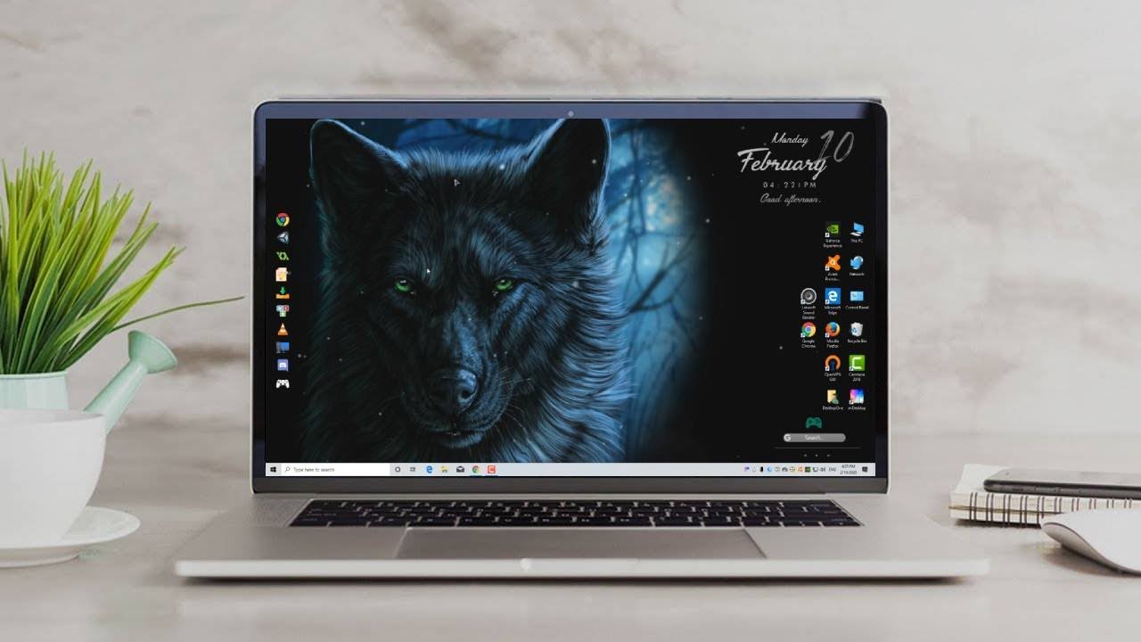 Wolf Desktop - Live Wallpaper - Make Windows Look Better