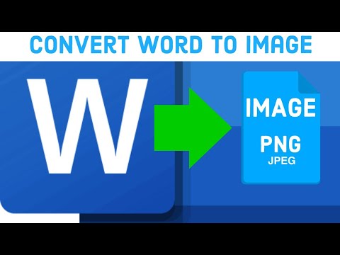 How To convert a Word File to JPEG image in Ms word 2007, 2010-2015, without software