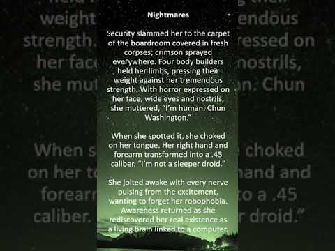 Nightmares by John Jemar (science fiction short story in 100 words) #shorts
