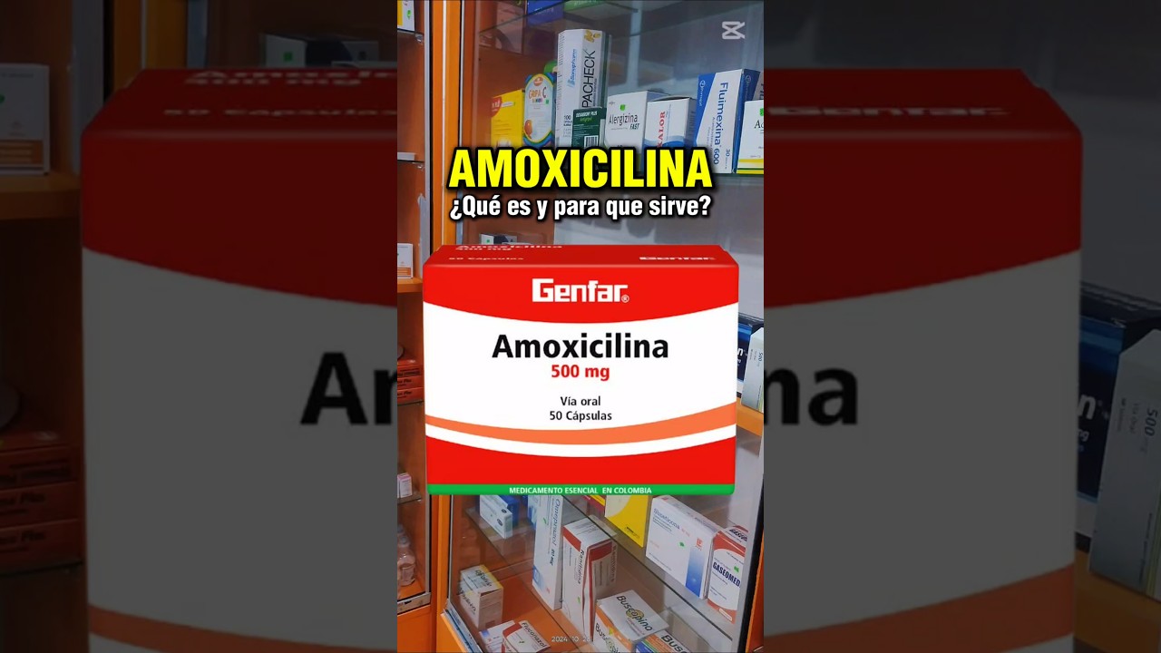 Amoxicilina para que sirve, dosis y como se toma. #farmacologia #farmacia #medicamentos #medicina