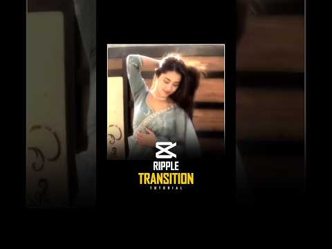Smooth Ripple Transition Tutorial in Capcut 🗿❤️🔥 #capcut #edit #tutorial