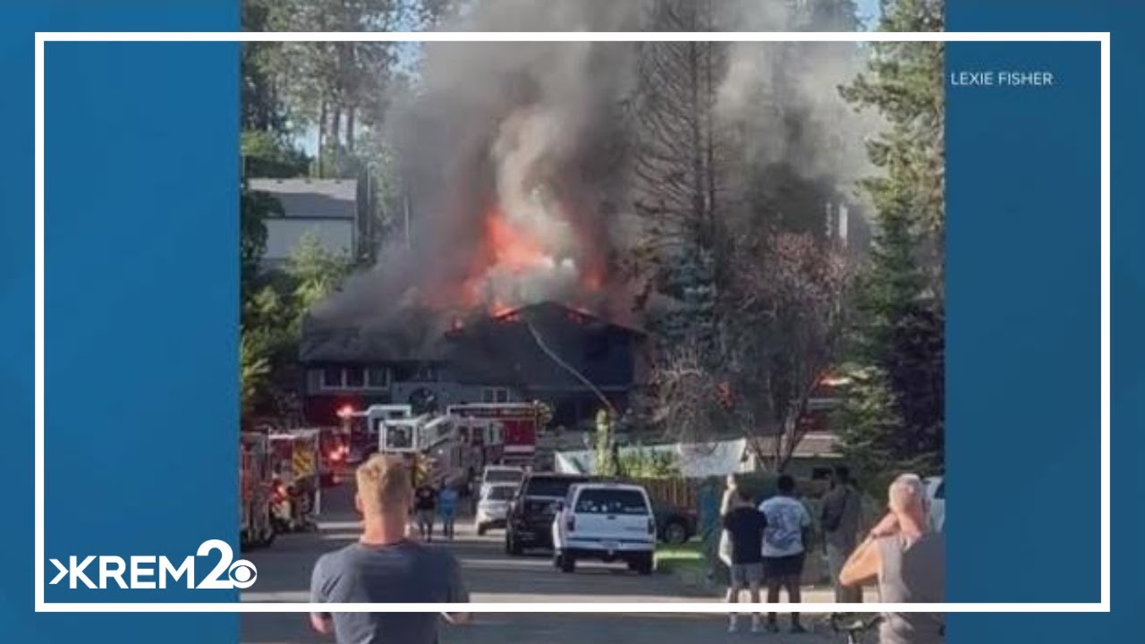 Two homes damaged, firefighter injured in Spokane Valley fire